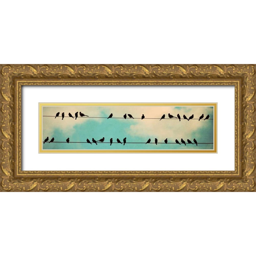 Peck, Gail 18x8 Gold Ornate Wood Framed with Double Matting Museum Art ...