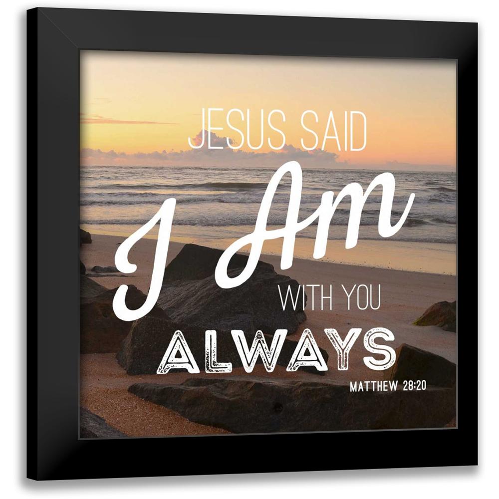 Peck, Gail 20x20 Black Modern Framed Museum Art Print Titled - Jesus ...