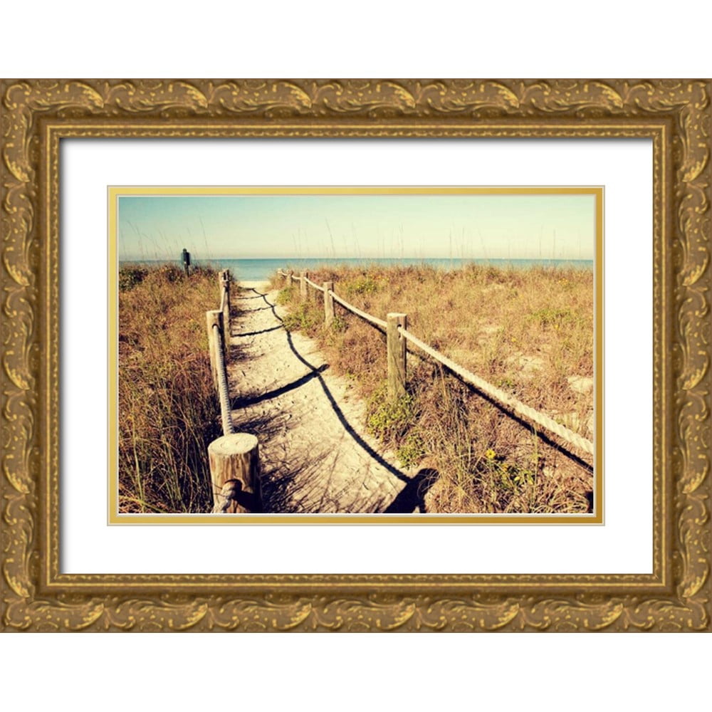 Peck, Gail 24x17 Gold Ornate Wood Framed with Double Matting Museum Art ...
