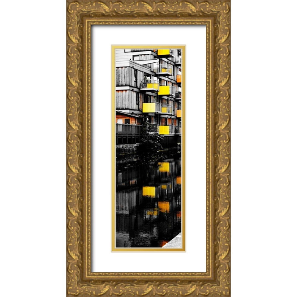 Peck, Gail 9x18 Gold Ornate Wood Framed with Double Matting Museum Art ...