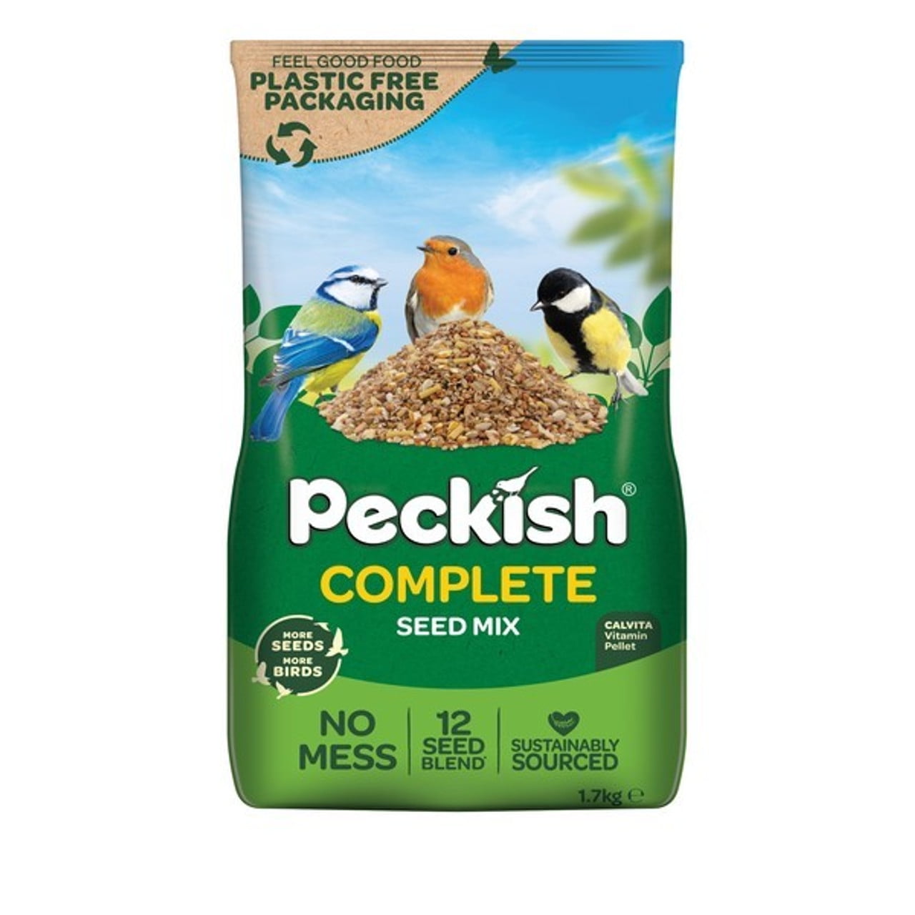 Peckish Complete Seed Mix 1.7kg Paper Bag Bird Health - Walmart.com