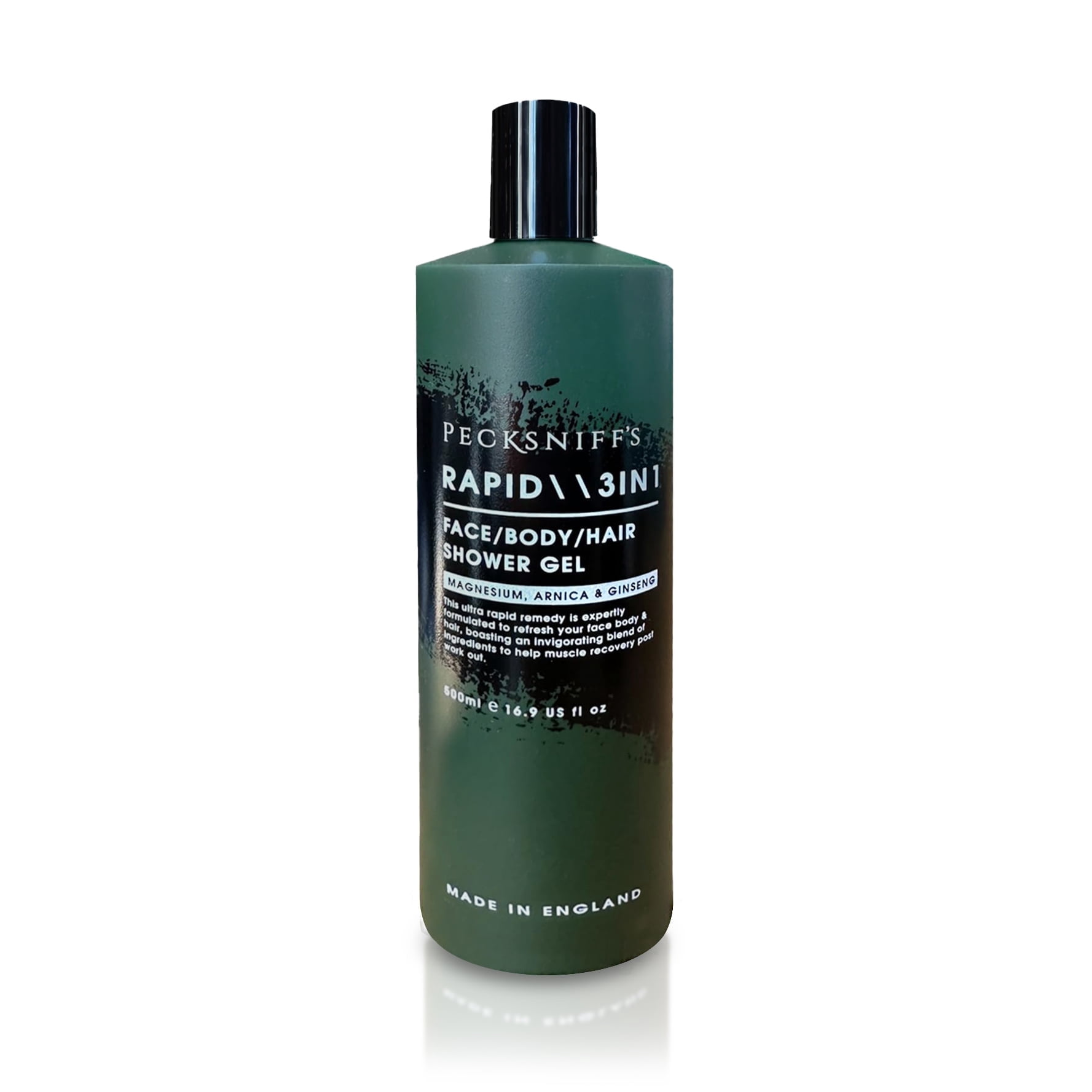 Pecksniff's Rapid Magnesium 3-in-1 Arnica & Ginseng Shower Gel | 500ml ...