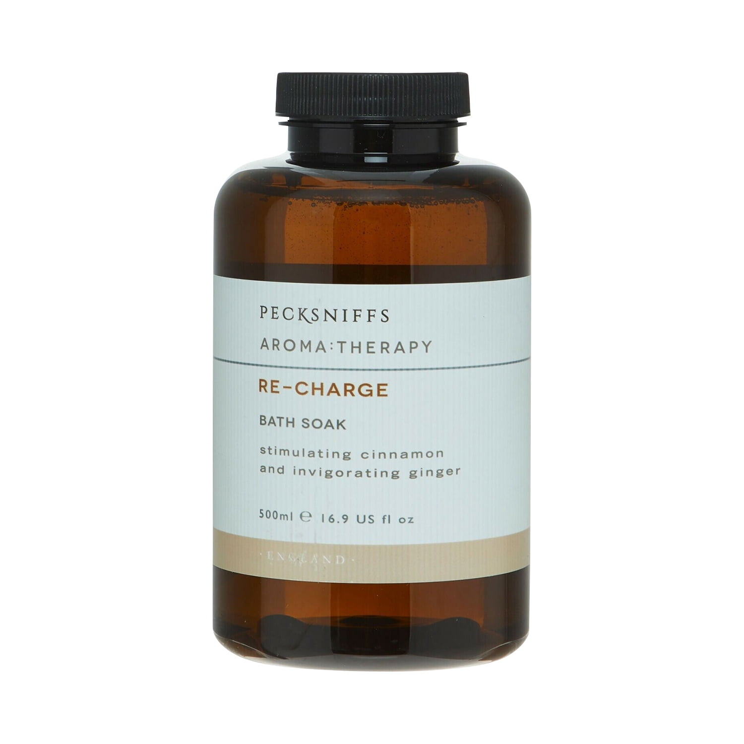 Pecksniffs Aroma:Therapy Re-Charge Bath Soak Decanter | 500ml/16.9 Fl ...