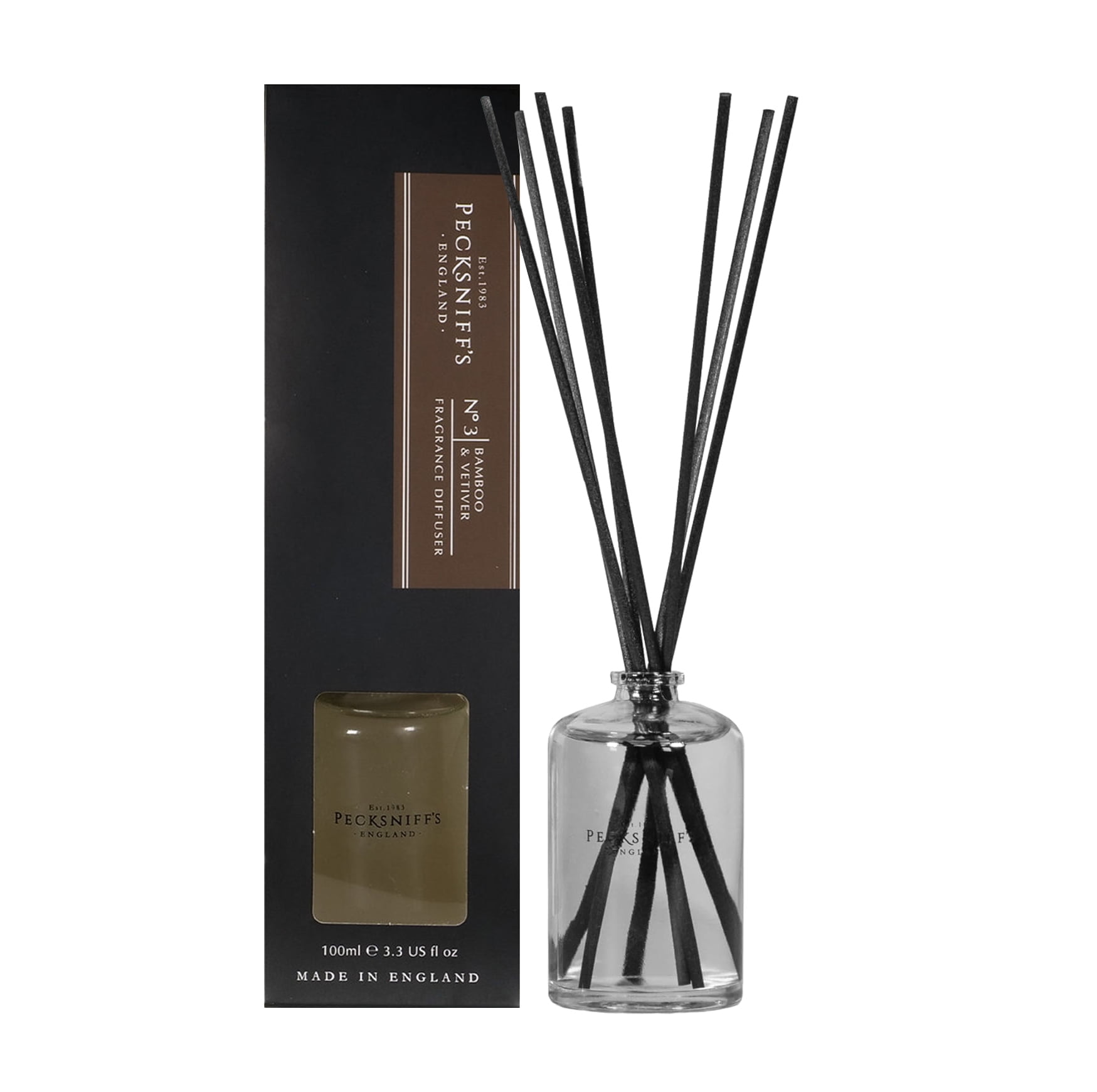 Pecksniff's Bamboo & Vetiver Diffuser | 100ml/3.38 Fl Oz - Walmart.com