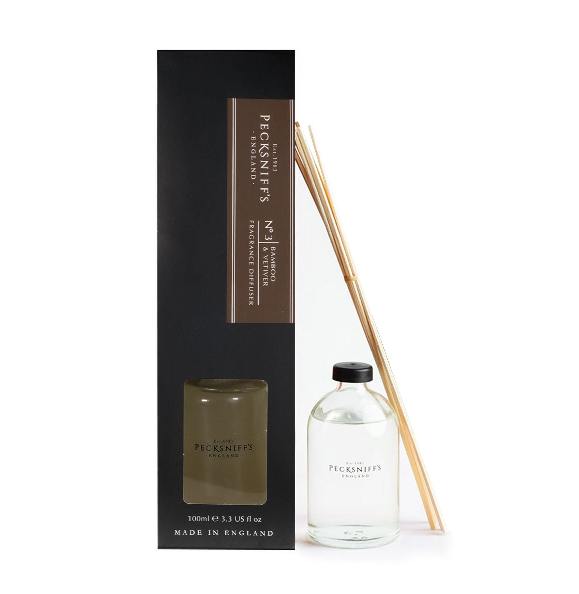 Pecksniffs Bamboo & Vetiver Diffuser | 100ml/3.38 Fl Oz - Walmart.com