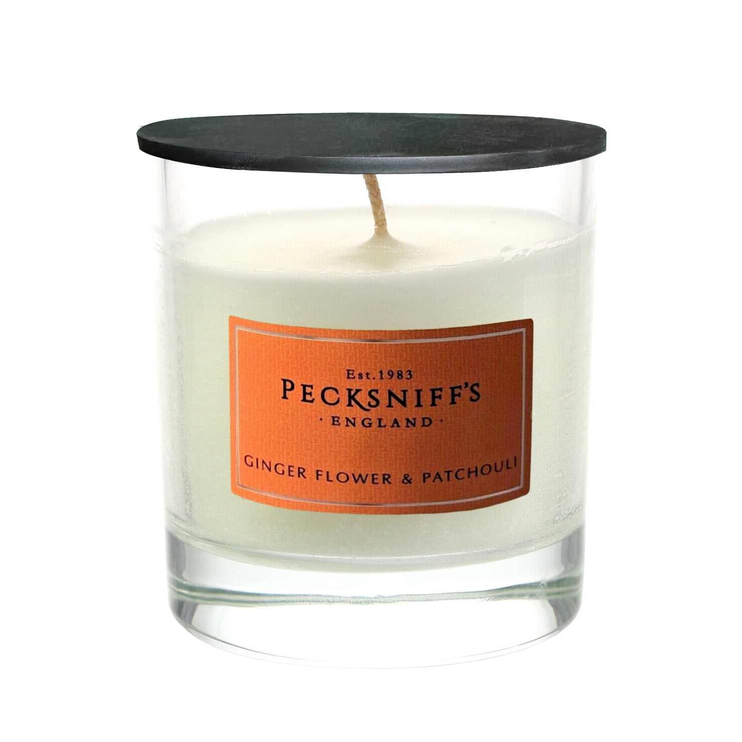 Pecksniffs Classic Ginger Flower & Patchouli Scented Candle | 1 Wick ...
