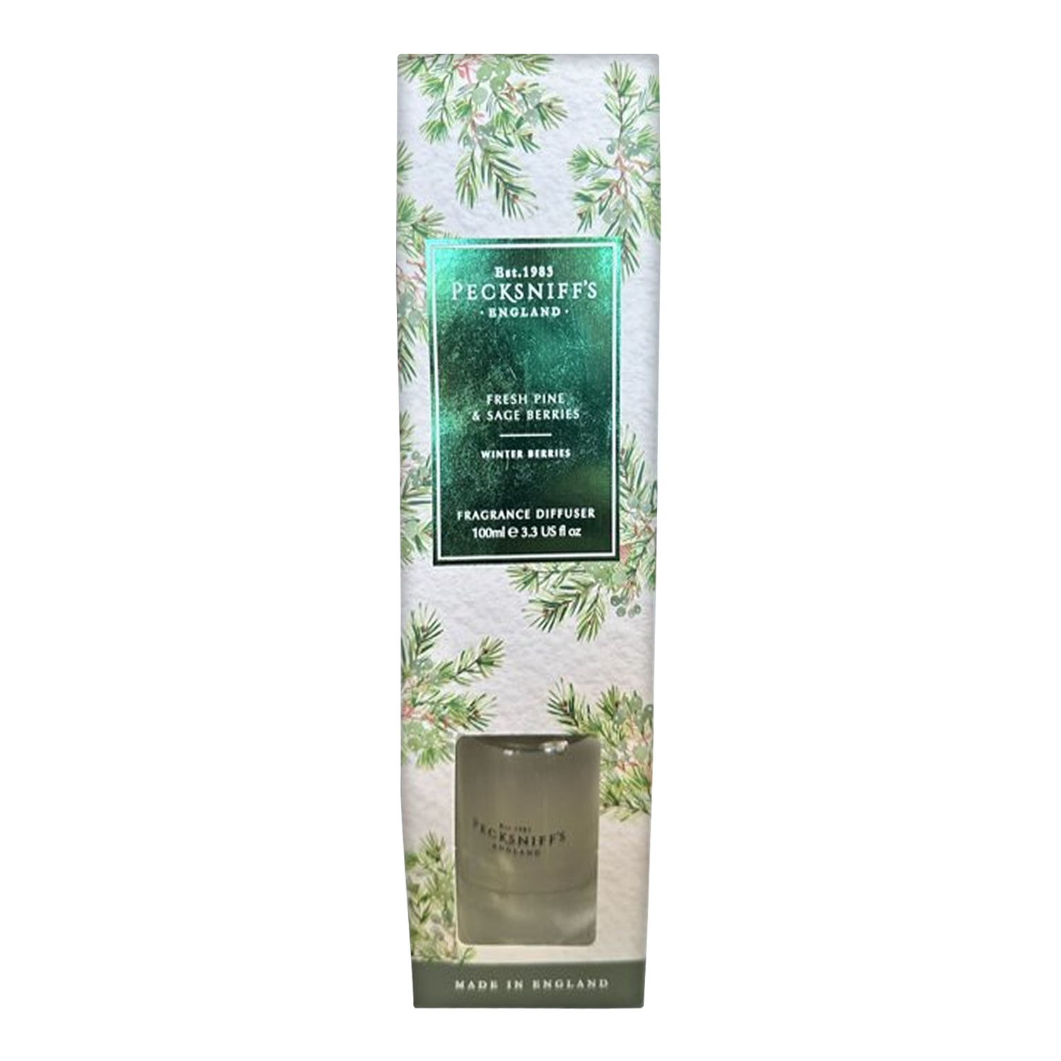 Pecksniffs Fresh Pine and Sage Berries Diffuser | 100ml/3.38 Fl Oz ...