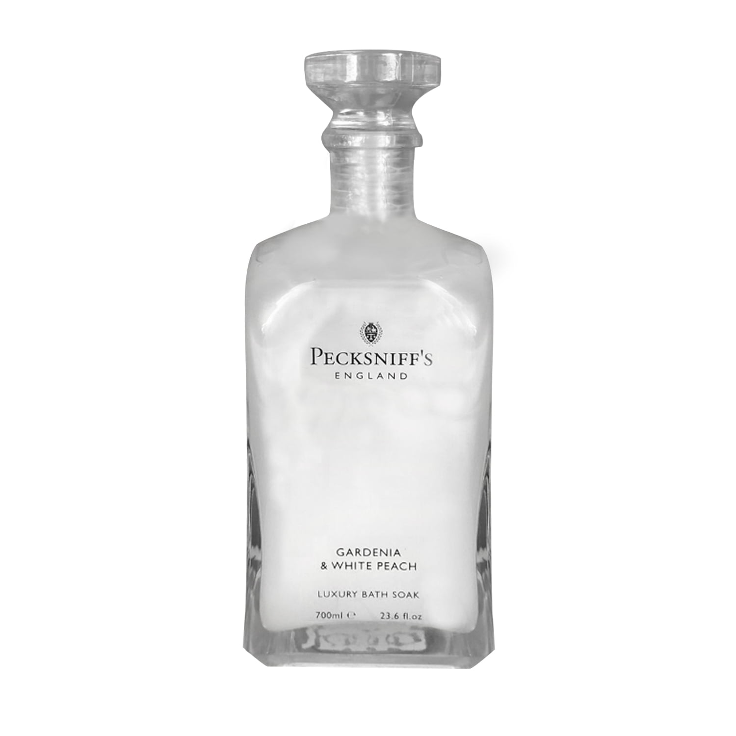 Pecksniffs Gardenia & White Peach Luxury Bath Soak | 700ml /23.6 Fl Oz ...