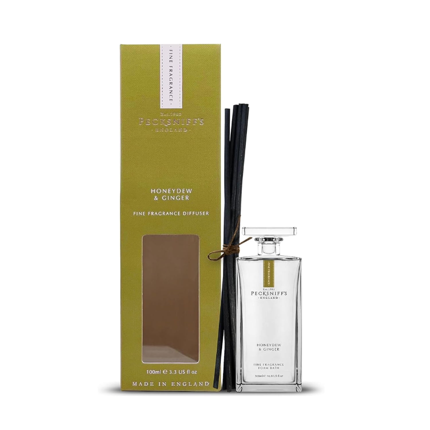 Pecksniff's Prestige Fragrance 100ml Square Diffuser - Honeydew ...