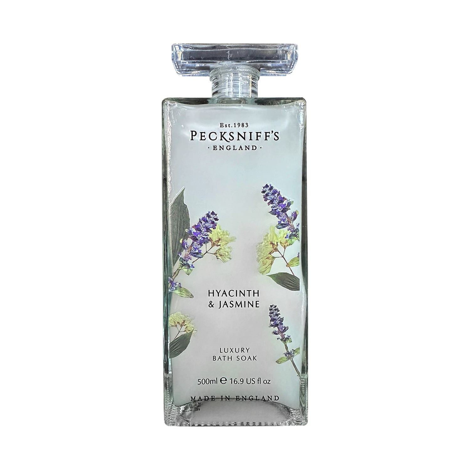 Pecksniffs Hyacint & Jasmine Bath Soak Decanter | 500ml/16.9 Fl Oz ...