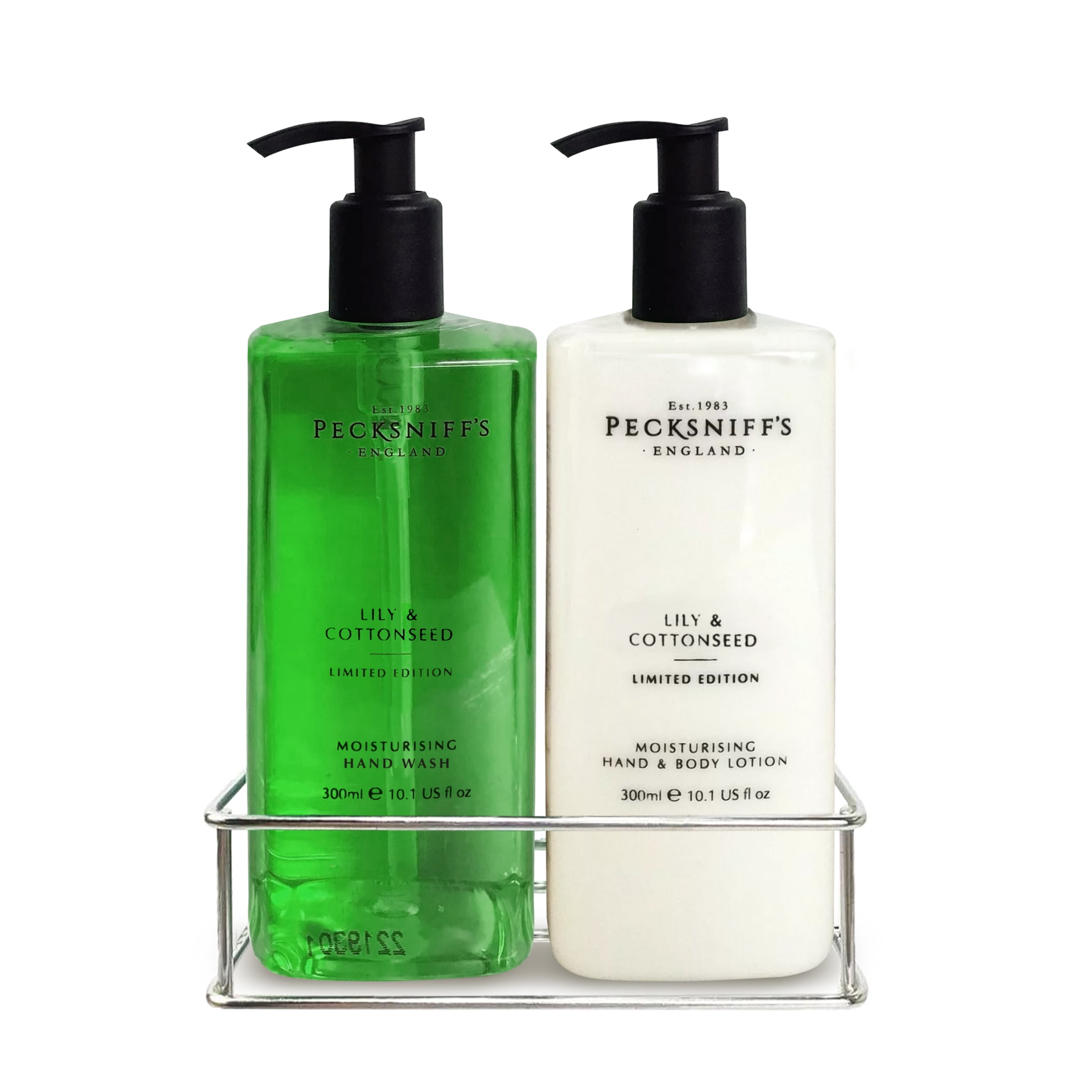 Pecksniffs Lily & Cottonseed Moisturizing Hand Wash and Hand Lotion in ...