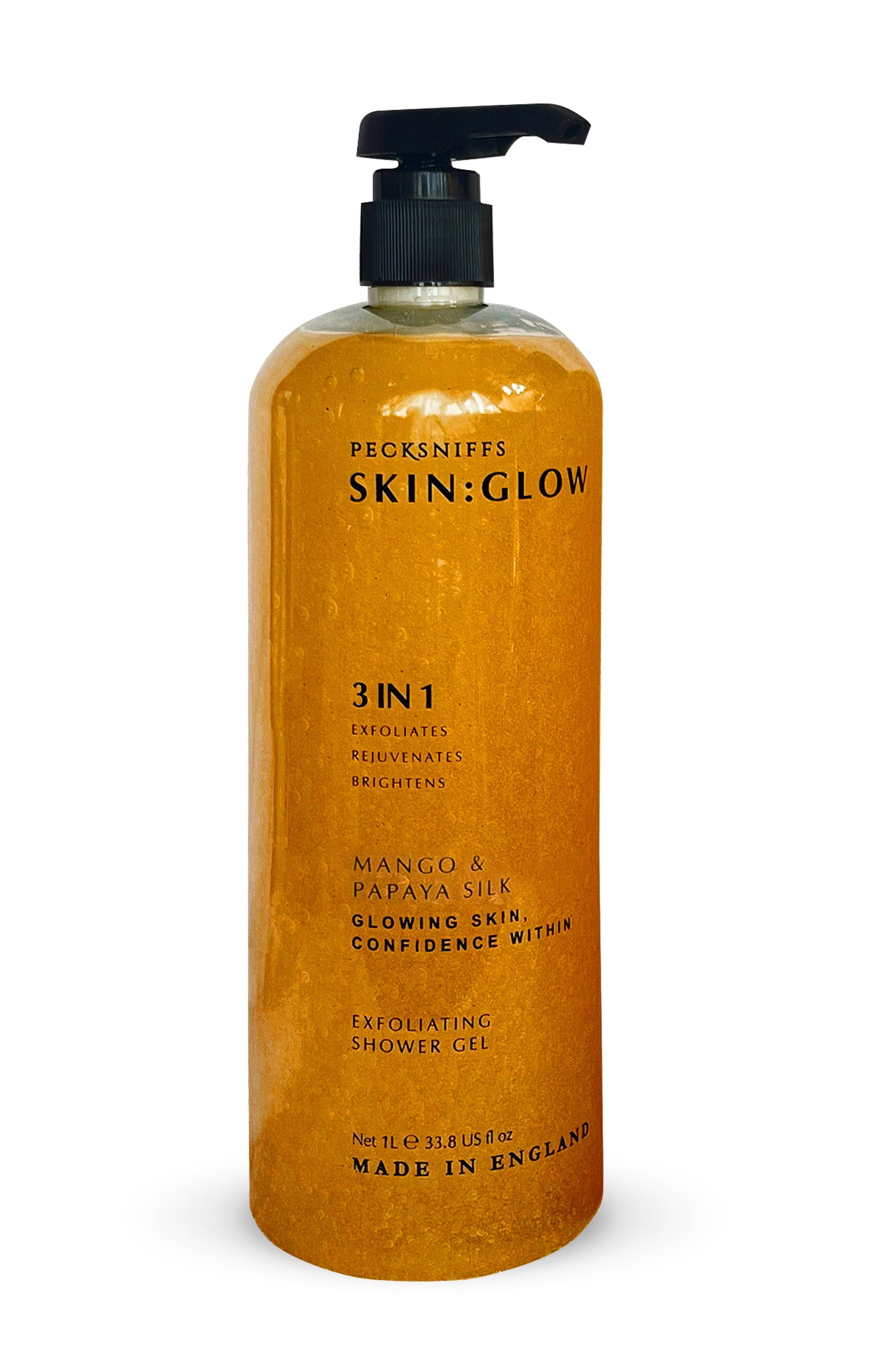 Pecksniffs Mango & Papaya Silk Exfoliating Shower Gel | 1000 ml / 33.80 ...