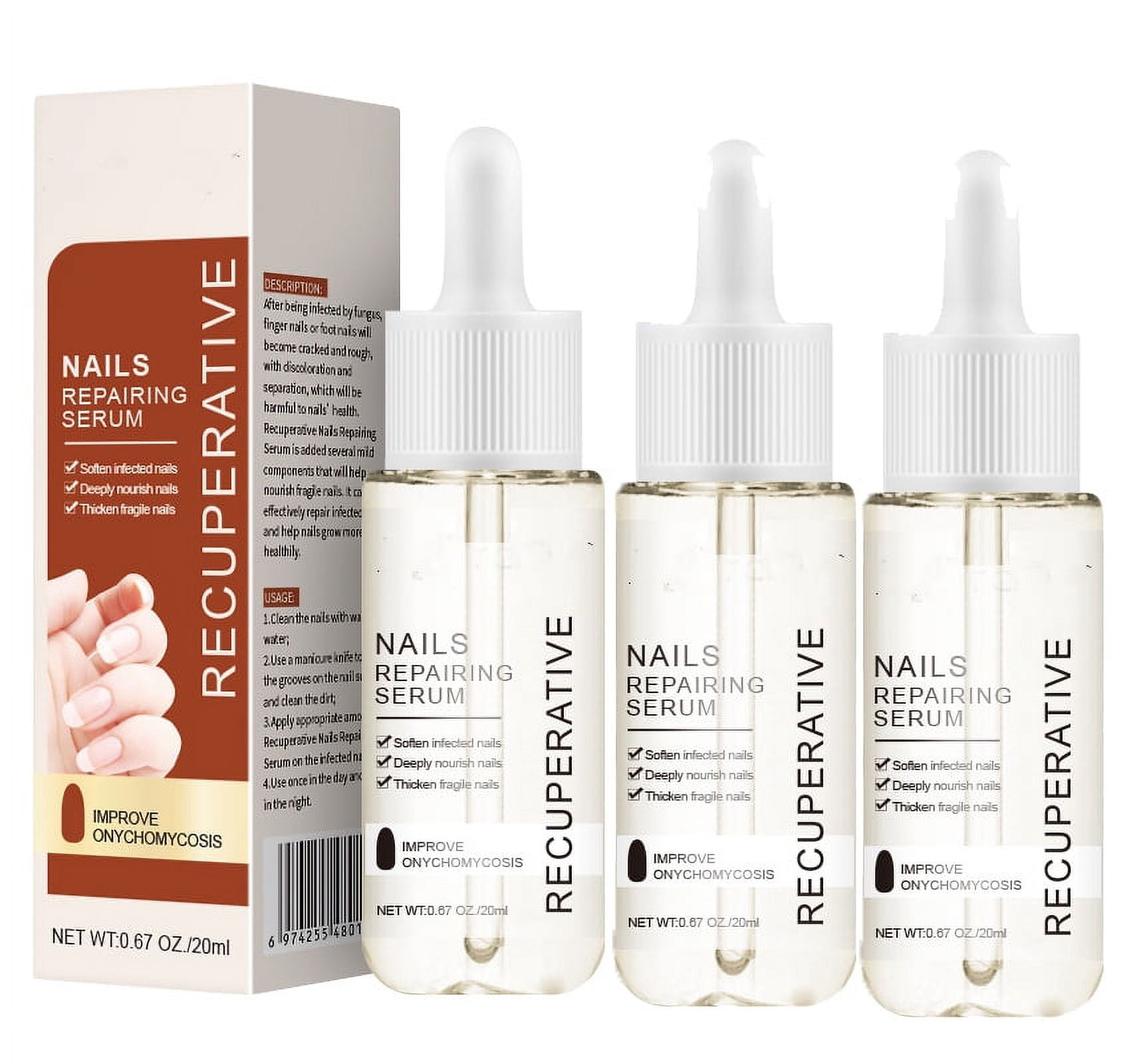 Pecoda 7 Days Nail Growth and Strengthening Serum, Nail Hardener 0.67 ...