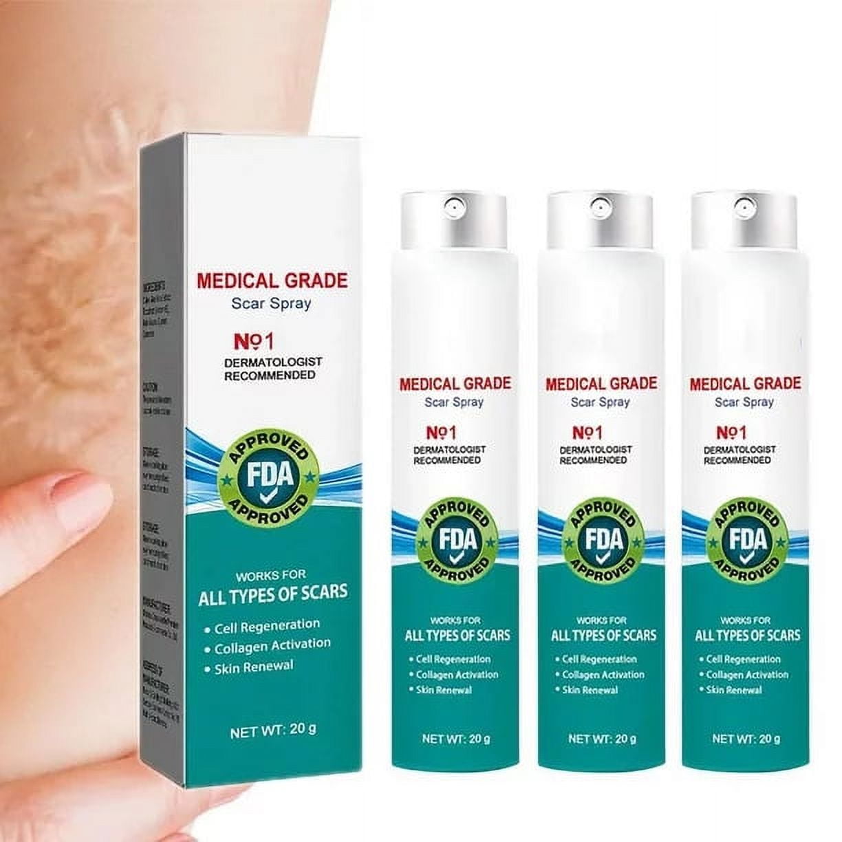 Pecoda Scar Removal Medical Grade Spray, Pregnant Women Stretch Mark ...