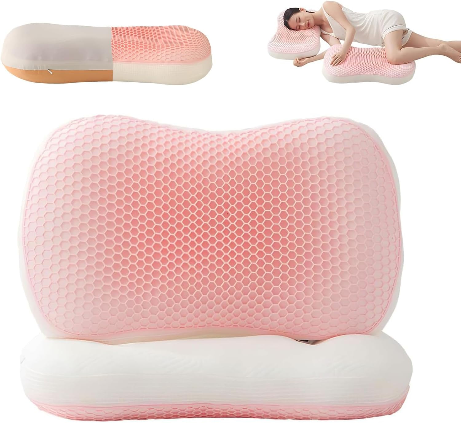 Pectin Pillow - Ultimate Neck & Shoulder Relief Sleeping Pillow, Natural Latex Pillows, 100% ...