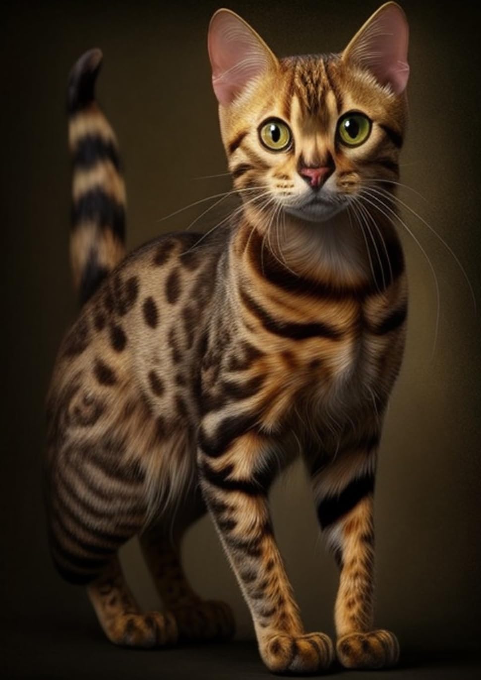 Peculiar Pixiebob-Cat Puzzles for Adults,Animal Art Jigsaw Puzzle ...