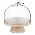 Ped Cake Stand W/ Glass Dome - Walmart.com