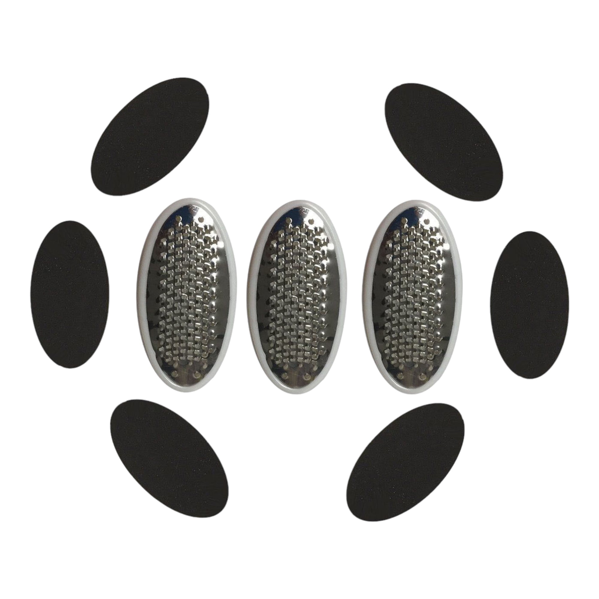 Ped Egg Pedicure Shaver Tool – 3 Replacement Blades with Emery Pads for ...