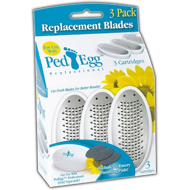 Ped Egg Replacement Blades with Emery Pads 3 each - Walmart.com