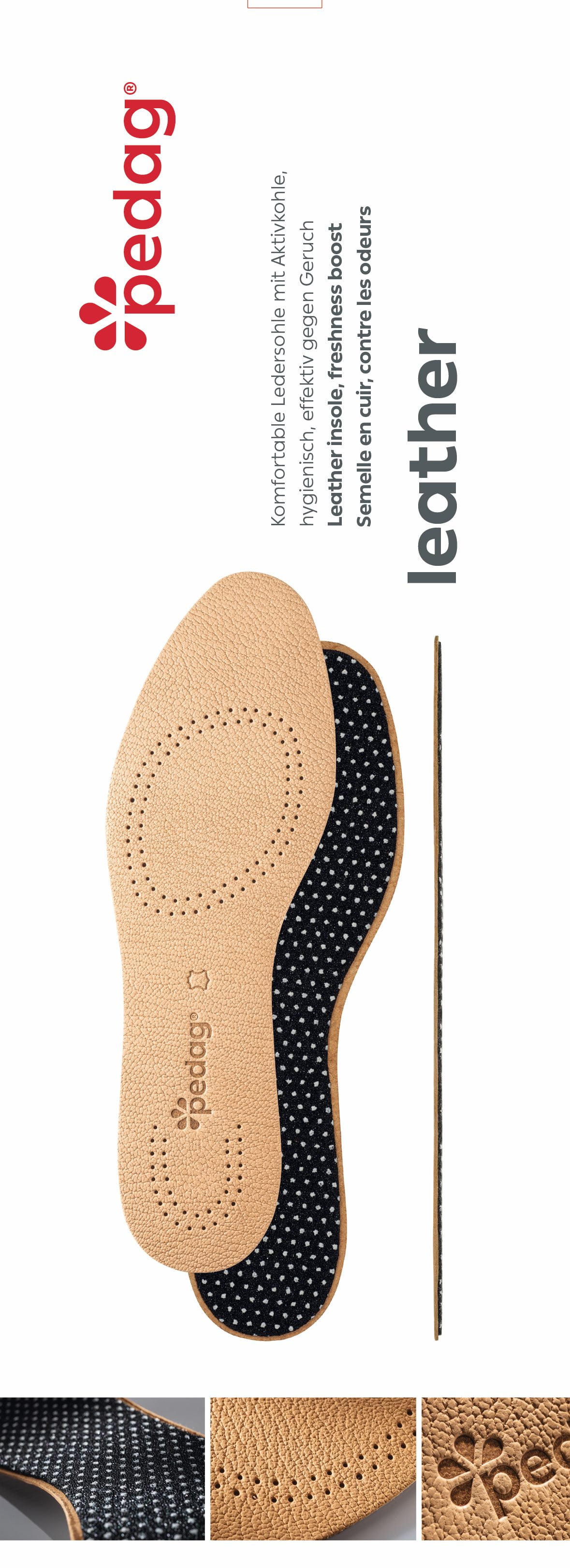Pedag | Leather 110 | Cushions the foot w/ Active Carbon for Odor ...