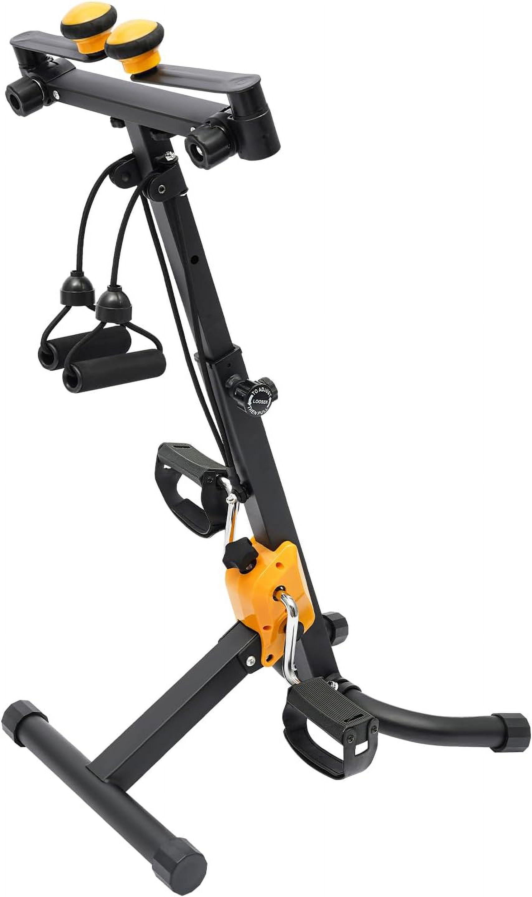 Pedal Exerciser Bike, Foldable Pedal Exerciser for Seniors, Adjustable ...