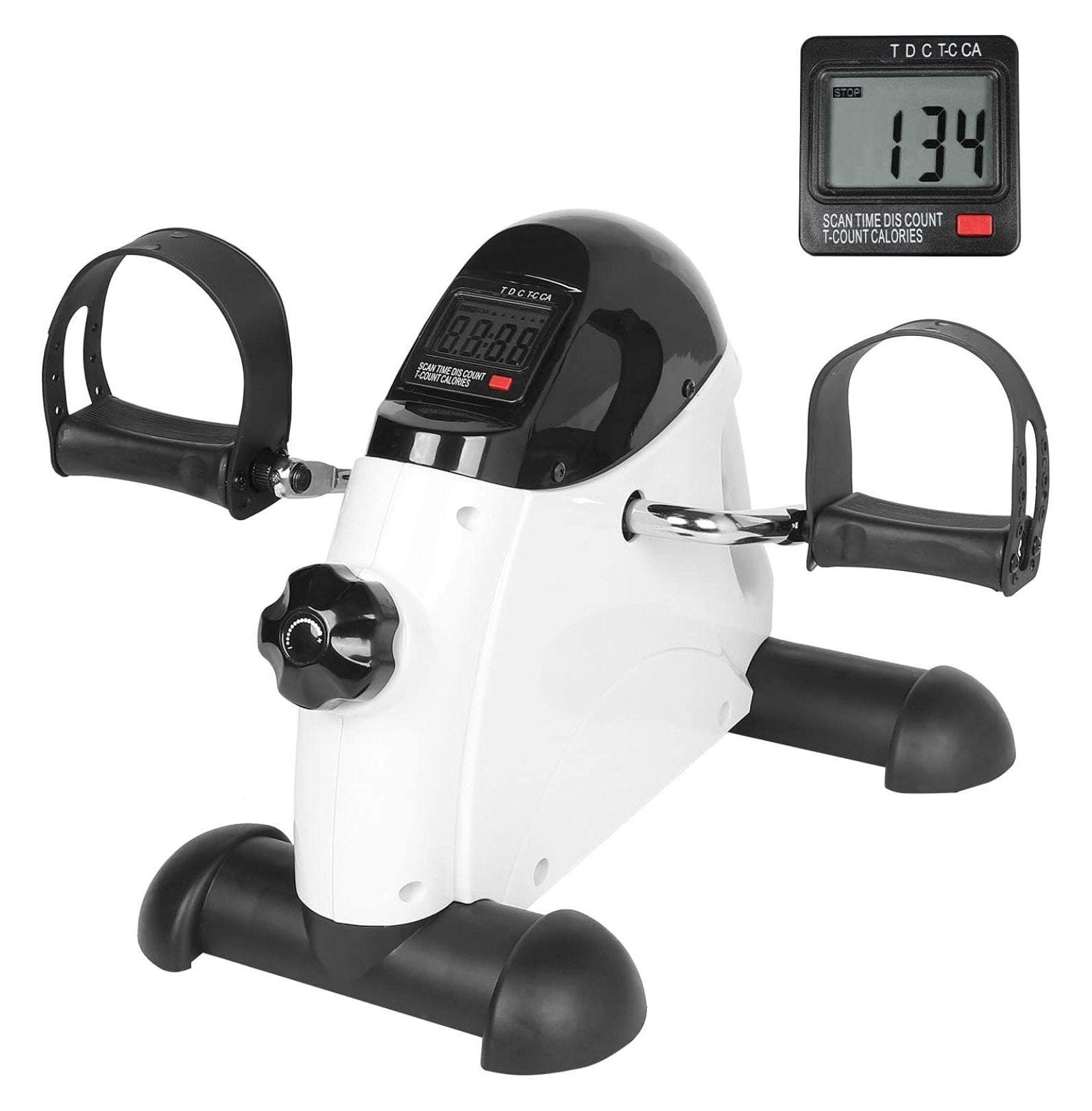 Pedal Exerciser - Stationary Under Desk Mini Exercise Peddler - Low ...