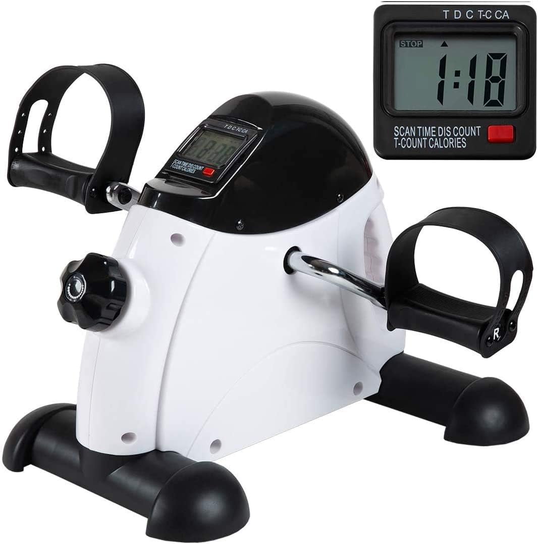 Pedal Exerciser Under Desk Bike – Portable Mini Exercise Peddler for ...