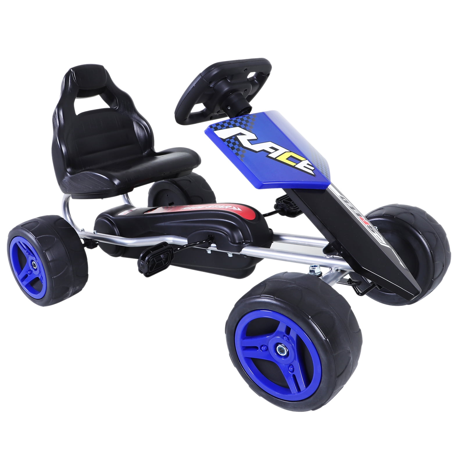 Pedal Go Karting Cart Kart Car Toy for Toddler Children Boys and Girls ...
