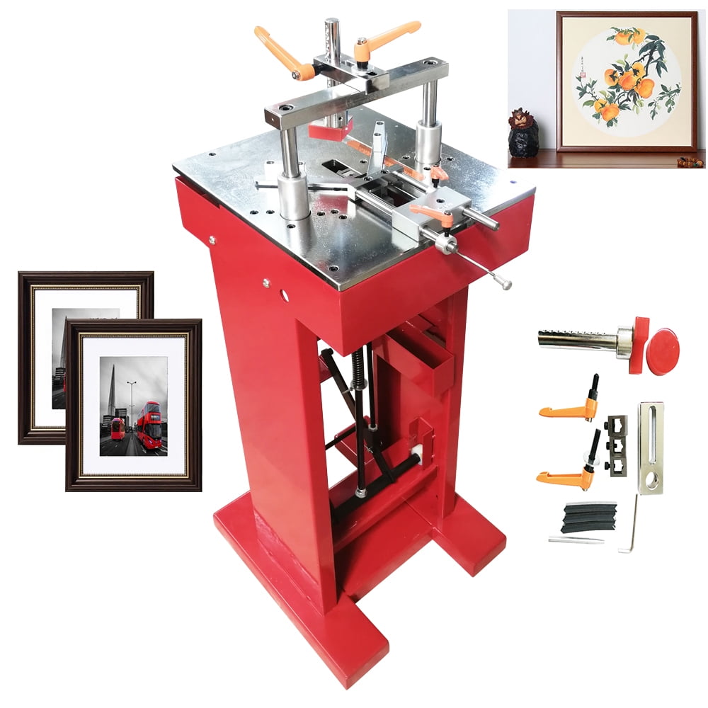 Pedal Nail Angle Picture Framing Machine Iron Photo Frame Commercial ...