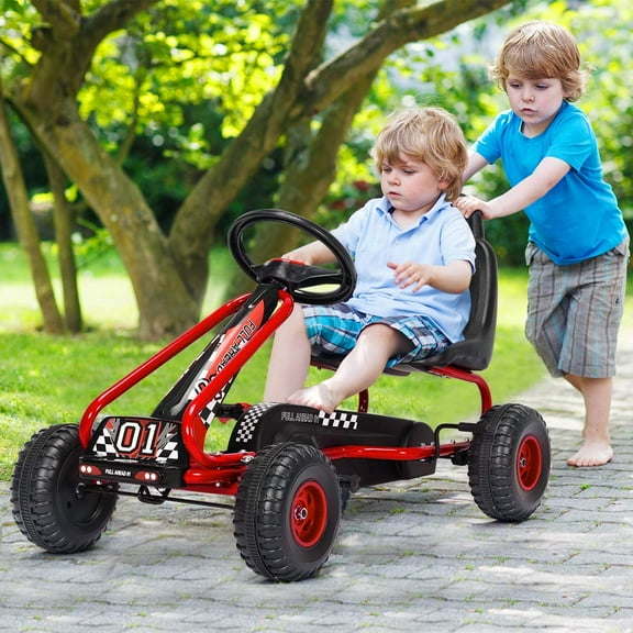 Laicejoy Kids Pedal Go Kart, Outdoor Pedal Powered Pedal Car for ...