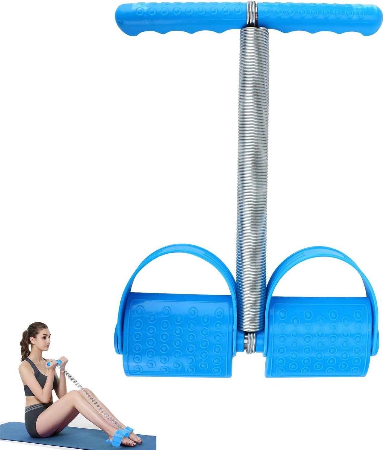 Pedal Puller Resistance Bands with Single Spring – Durable Sit Up ...