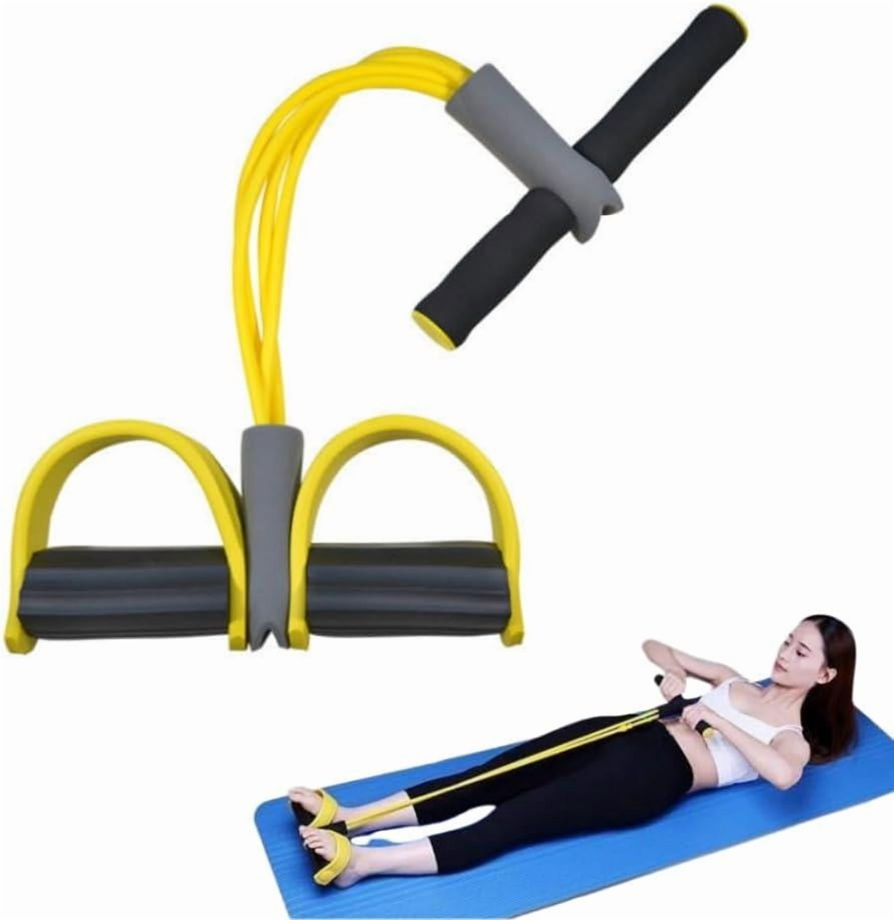 Pedal Resistance Band Elastic Pull Rope Non-Slip Bodybuilding Expander ...