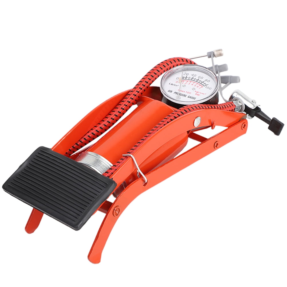 Foot Pump for Bicycle Inflatable Toy Inflator Foot Pedal Inflation Pump ...