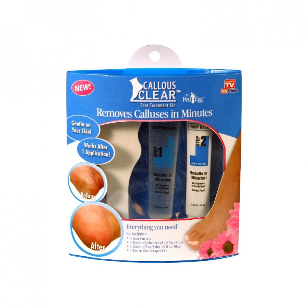 Pedegg Powerball - Callous Clear Foot Treatment Kit Removes Skin ...
