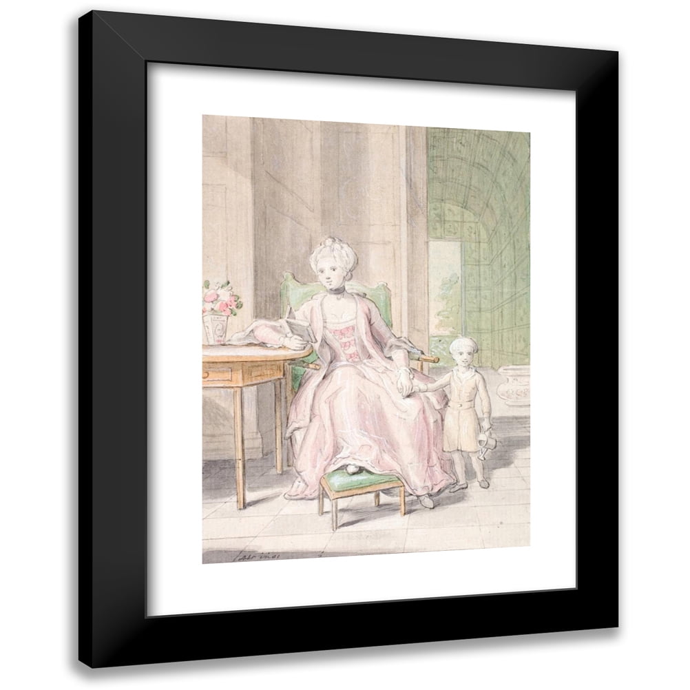 Peder Als 11x14 Black Modern Framed Museum Art Print Titled - Queen ...