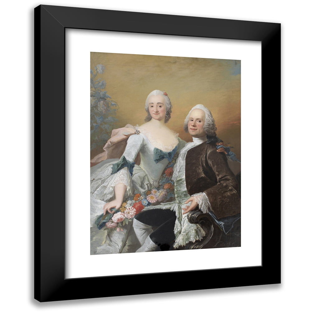 Peder Als 11x14 Black Modern Framed Museum Art Print Titled - The Courteels Christopi Favius And ...