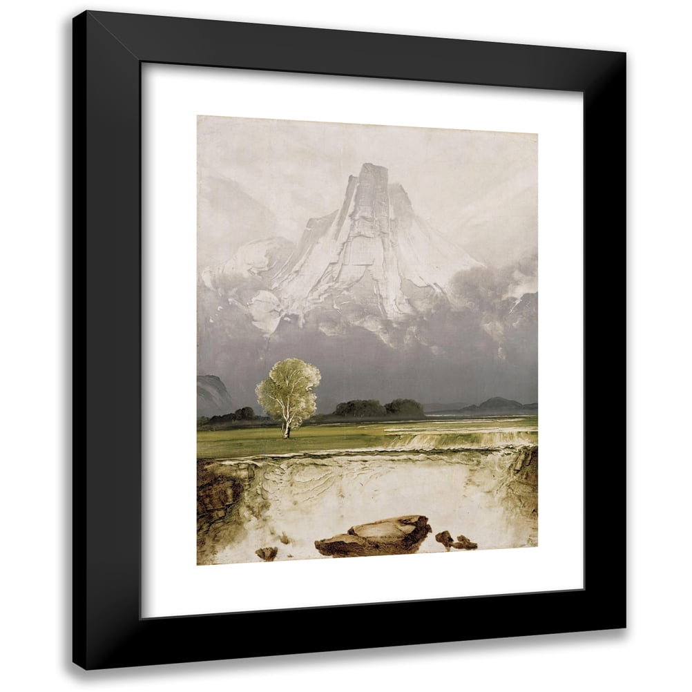 Peder Balke 11x14 Black Modern Framed Museum Art Print Titled - Stetind ...