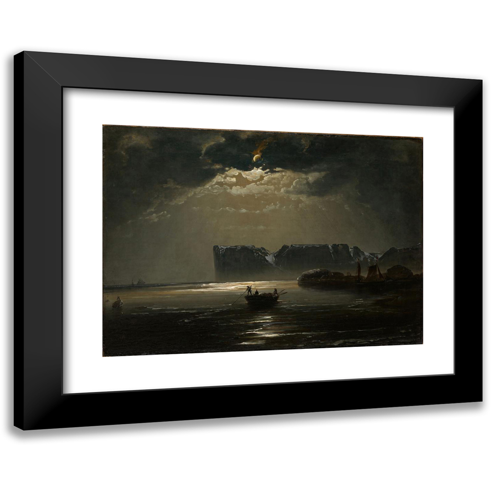 Peder Balke 18x14 Black Modern Framed Museum Art Print Titled - The ...