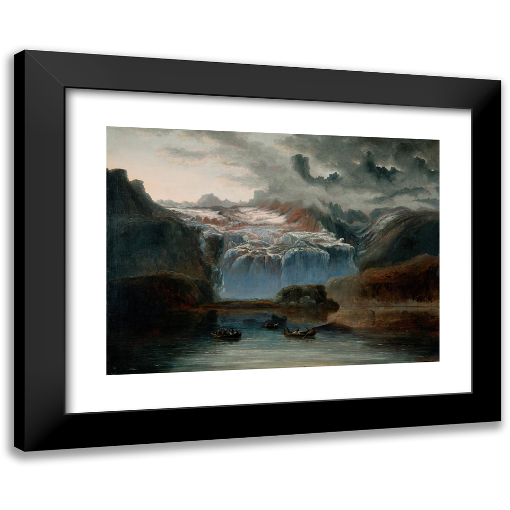 Peder Balke 24x19 Black Modern Framed Museum Art Print Titled - The ...