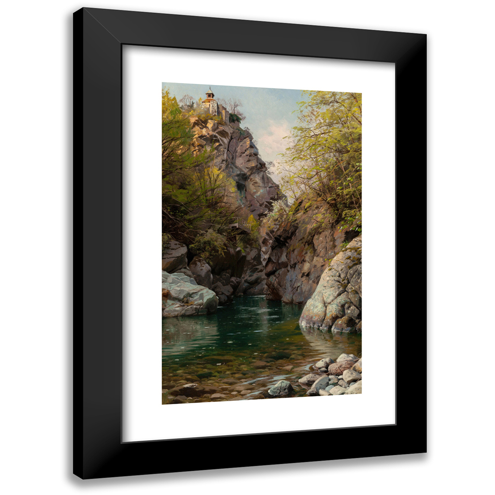 Peder Mørk Mønsted 10x14 Black Modern Framed Museum Art Print Titled ...
