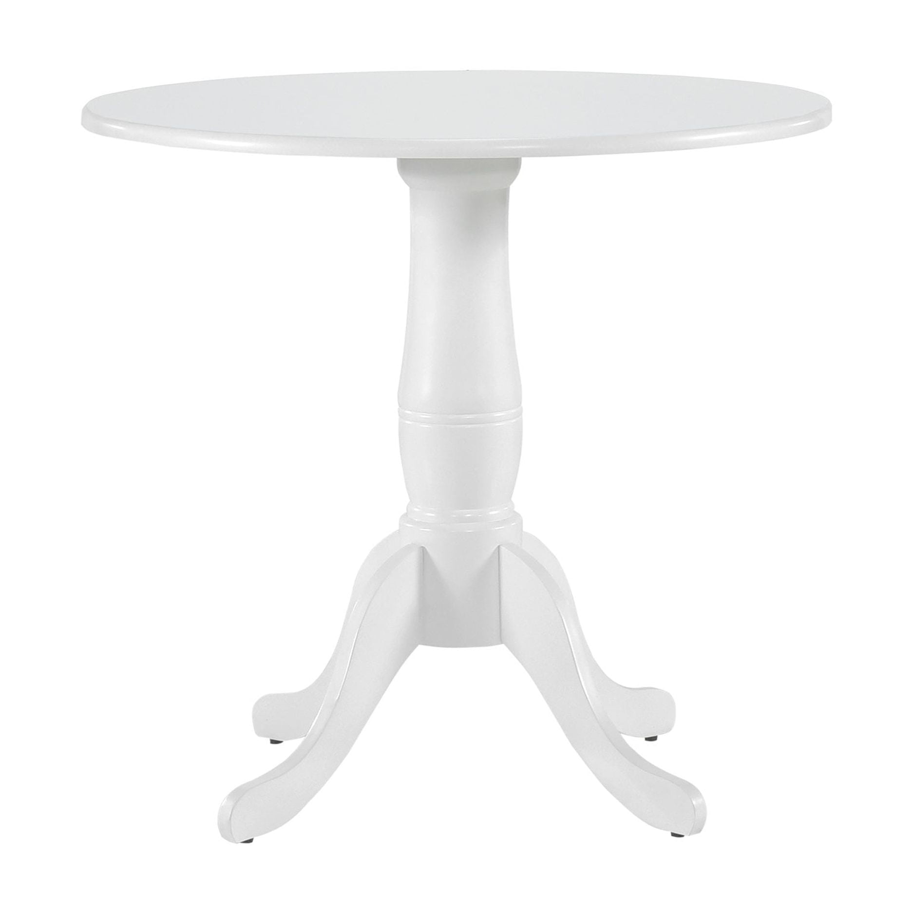 Pedestal Base Round Dining Table | For a Laid - back Dining Room ...