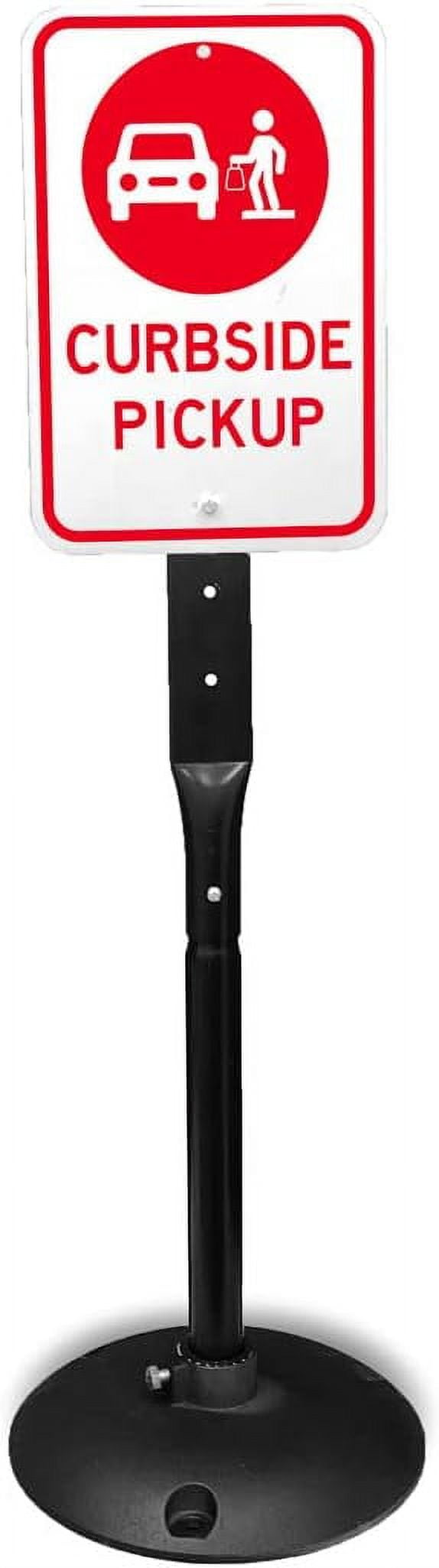 Pedestal Base with a flattened Two-Part Post Plus Nuts and Bolts for ...