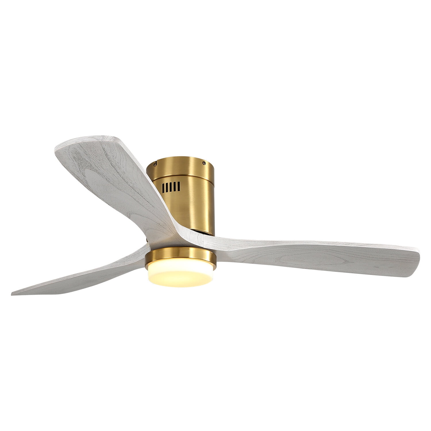 Pedestal Fan, 52 Inch Decorative LED Ceiling Fan With Dimmable LED ...