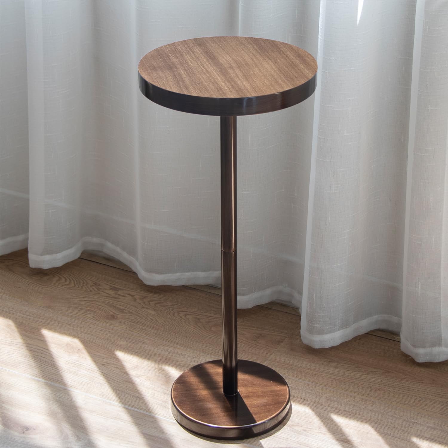 Pedestal Side Table, Drink Table, Small Round Side Table, Martini Table ...