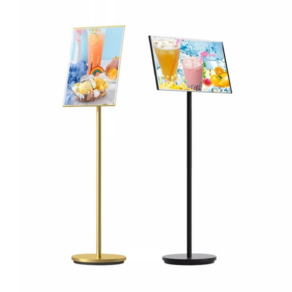 Pedestal Sign Holder Poster Stand,Adjustable Floor Standing Sign Holder ...