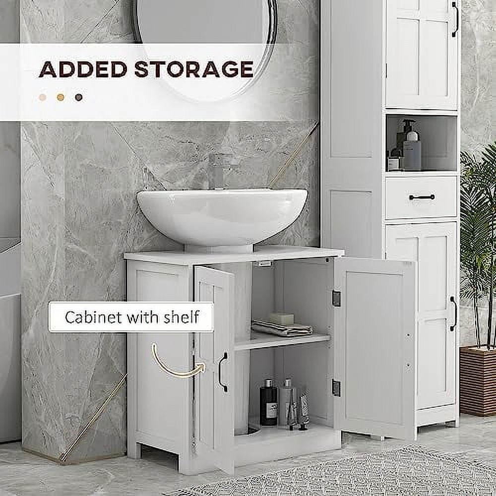 Pedestal Sink Storage Cabinet, Under Sink Cabinet, Bathroom Vanity ...