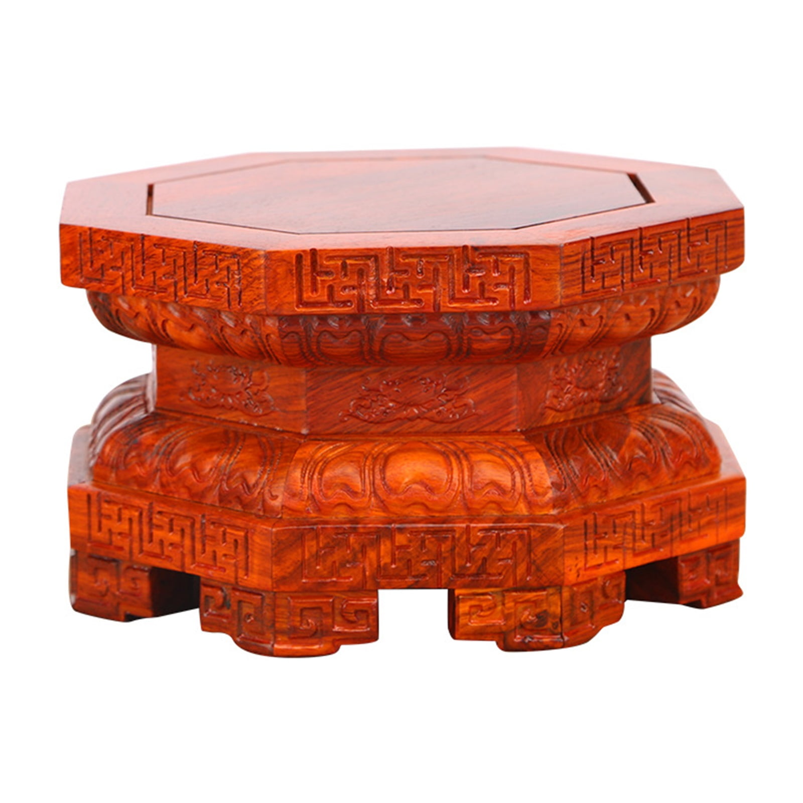 Pedestal Stand Buddha Statue Base Plant Pedestal Stand Solid Wood Base ...