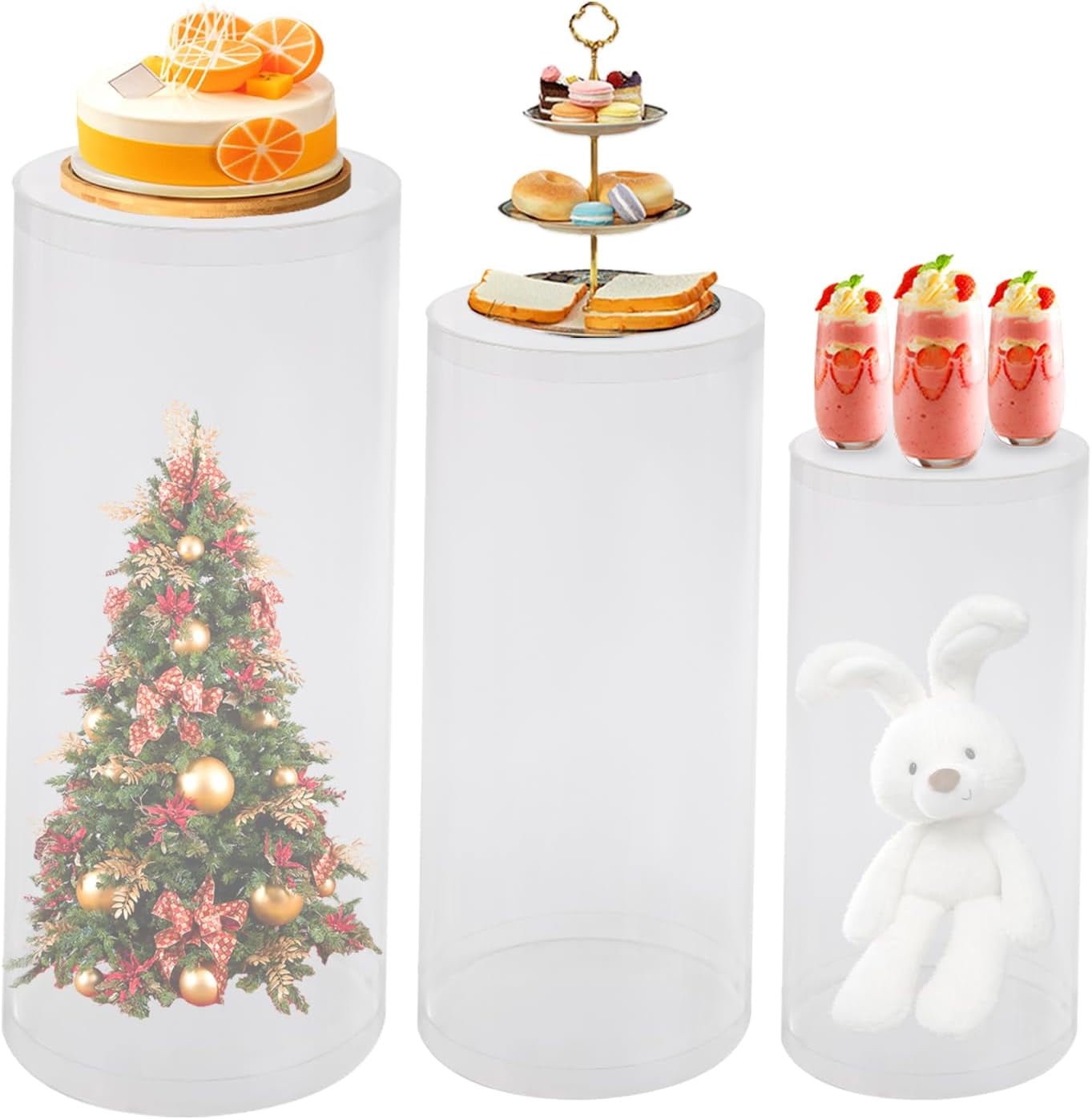 Pedestal Stands Display, Pedestal Display Round Cylinder Stands, Plinth ...