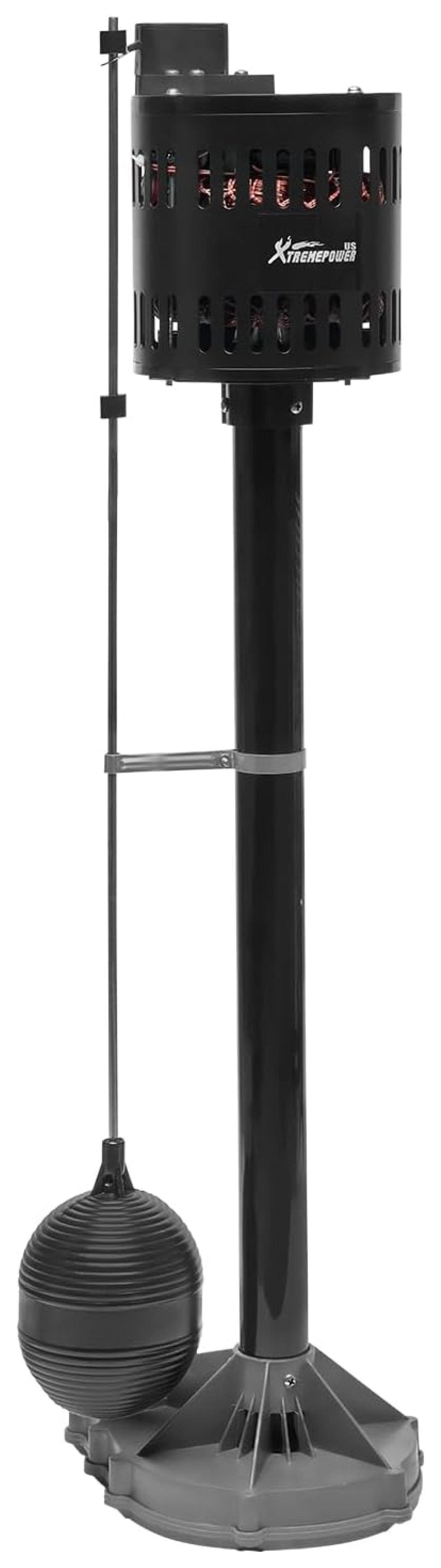 Pedestal Sump Pump with Float Trigger Rod Switch, Low Profile Column ...