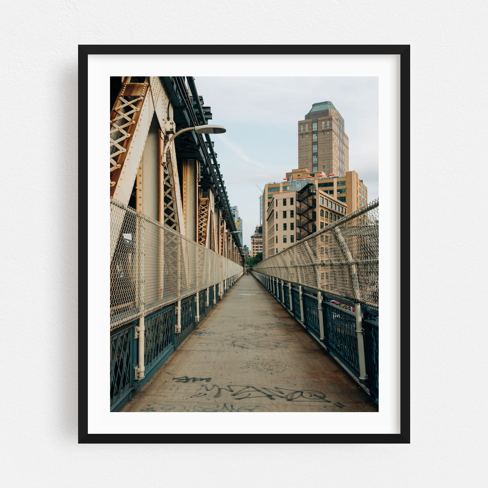 Pedestrian Walkway, Manhattan Bridge - Manhattan New York Photography ...